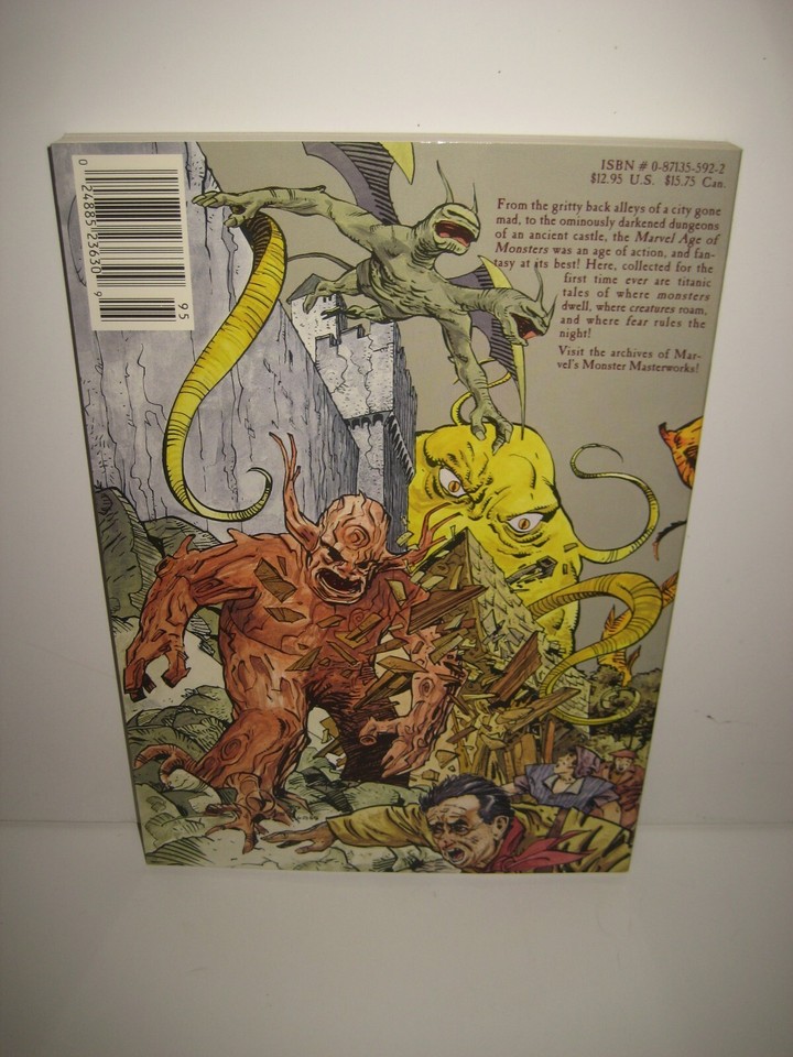 Monster Masterworks #1 (1989 Marvel) TPB Reprints 1st Groot, Kraa, Fin ...