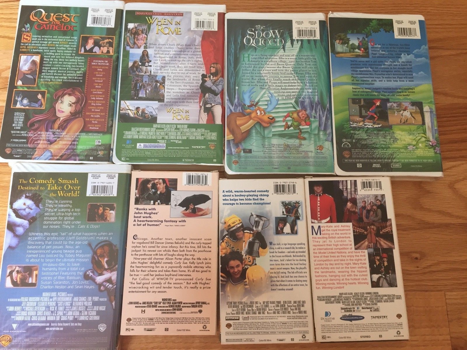 Lot of 8 Warner Bros. and Dualstar Video VHS Tapes | eBay