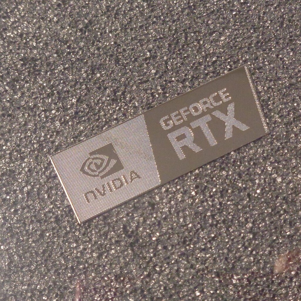 Graphics nVidia GeForce RTX Label / Aufkleber / Sticker / Logo 35x12mm ...