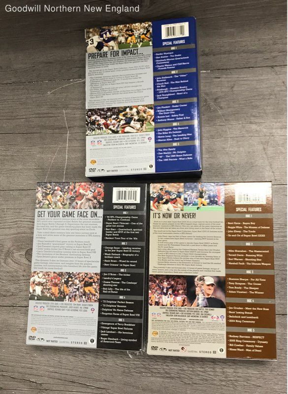 Super Bowl Collection I-XL DVD Boxset 2006 NFL Football 20 Discs Set | eBay