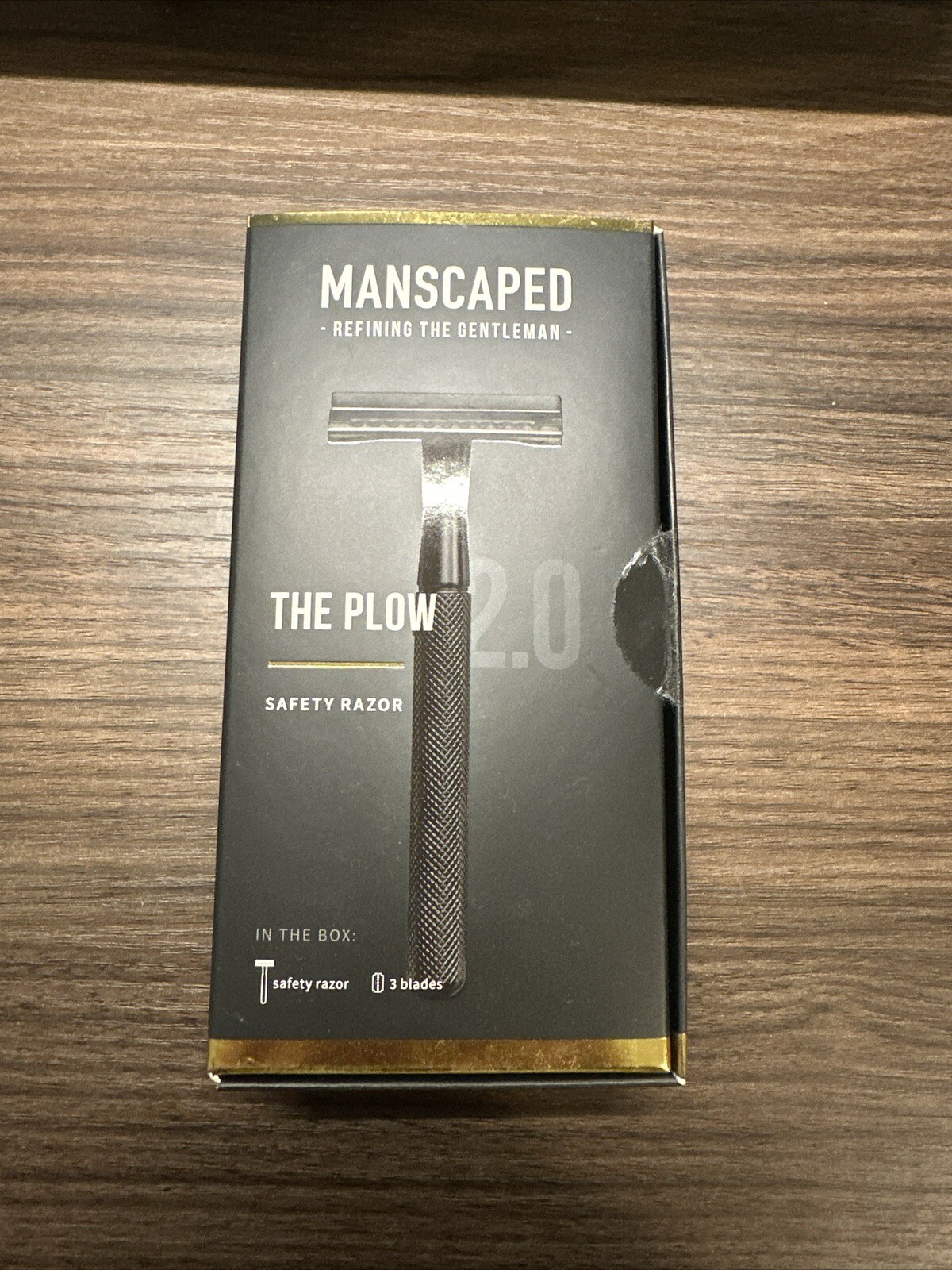 Manscaped The Plow 2.0 Safety Razor With 3 Replacement Blade Sub1 for ...