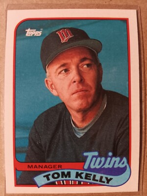 TOM KELLY MGR. MINNESOTA TWINS 1989 TOPPS BASEBALL CARD #14 | eBay