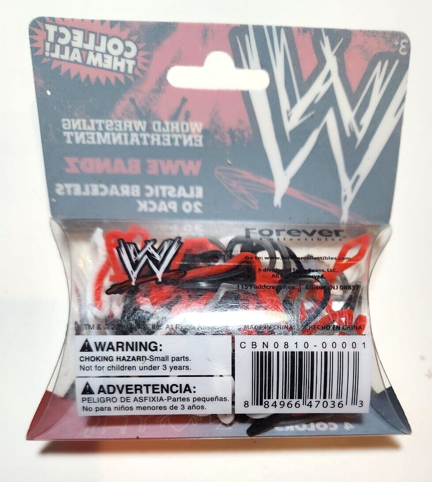 WWE Superstars Bandz Elastic Bracelets 20 piece - Sheamus, Triple H ...