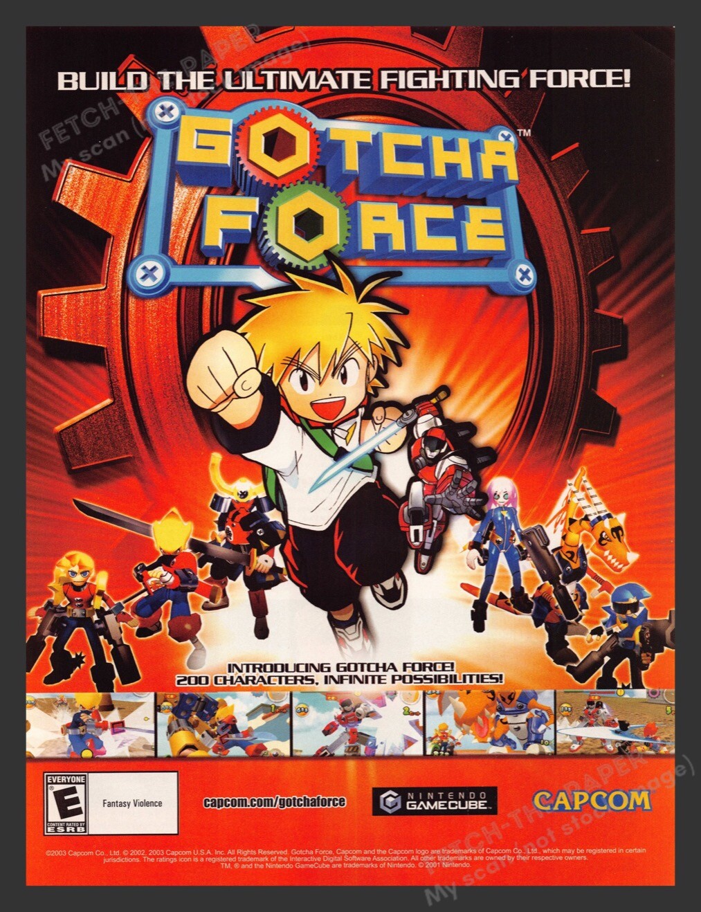 Gotcha Force 2000s Video Game Print Advertisement 2004 | eBay