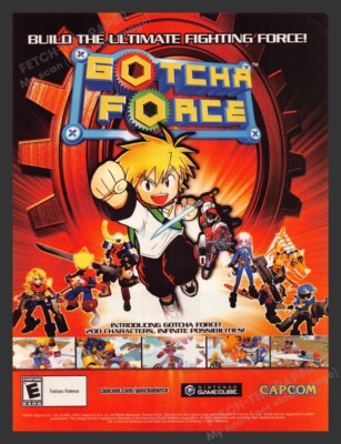 Gotcha Force 2000s Video Game Print Advertisement 2004 | eBay