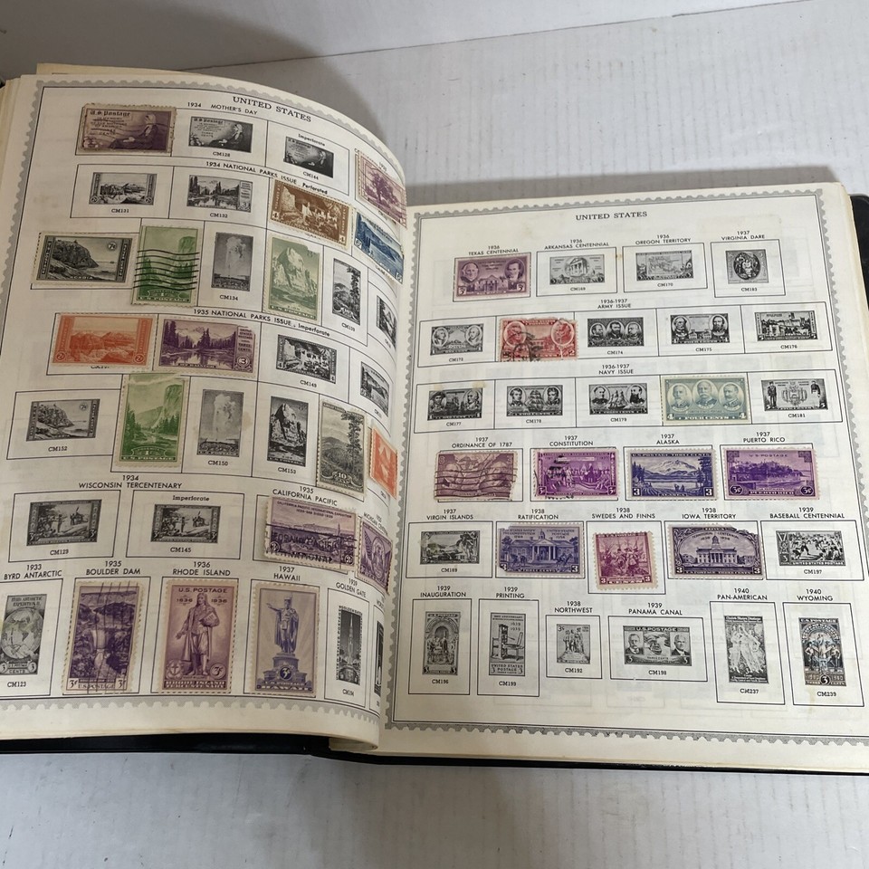 The New World Wide - Stamp Album Binder | 1970-1974 | Extra Stamps ...