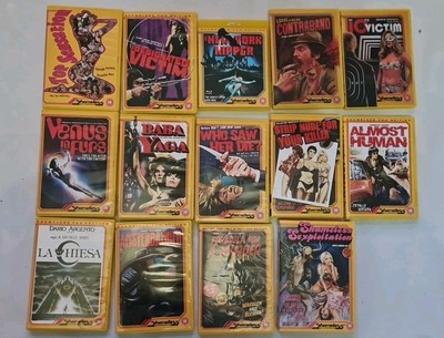16 X Blu-ray & DVD - Shameless Lot Cult Video Collection Bundle ...