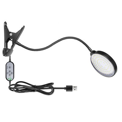 USB Plant Grow Light 78 LEDs Sunlight Full Spectrum Adjustable Desktop ...