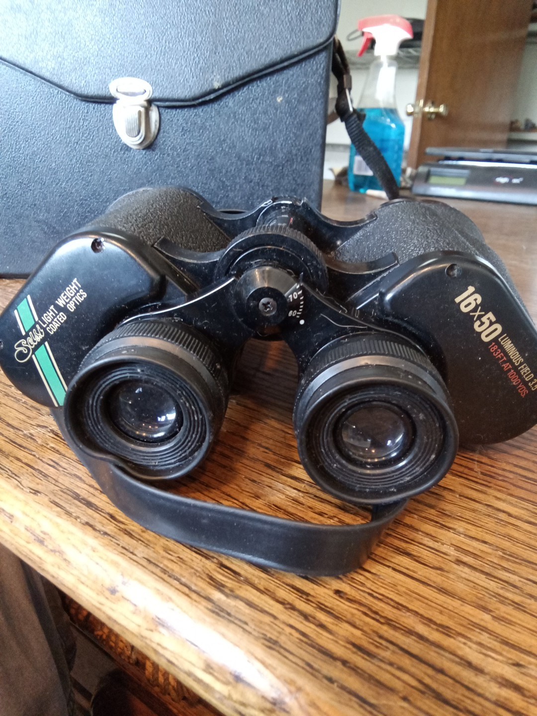 SELSI Binoculars Light Weight Luminous 16x50 w/Carry Case Coated Optics ...