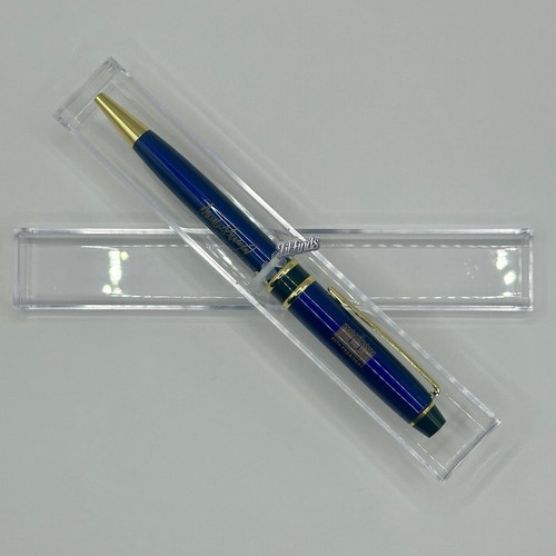 45th TRUMP WHITE HOUSE SIGNATURE PEN BLUE ENAMEL GOLD TRIM BLACK INK ...