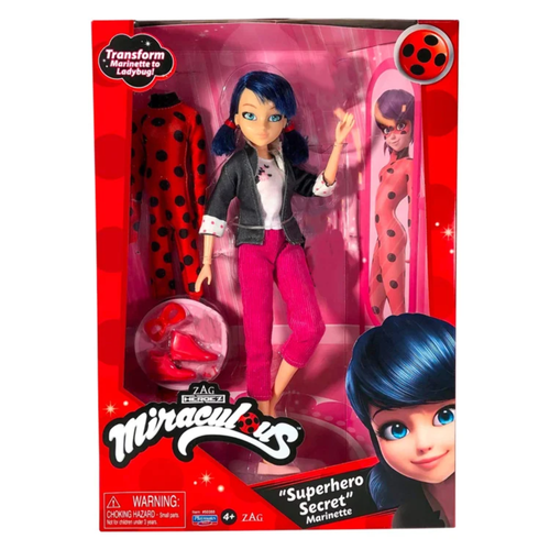 Miraculous Ladybug Superhero Secret Marinette Fashion Doll | eBay Australia