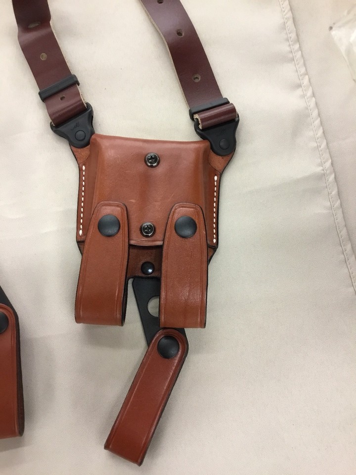 Leather Shoulder Holster SPRINGFIELD XD, FNP/FNS 9/40, S&W SD9/SD40 ...