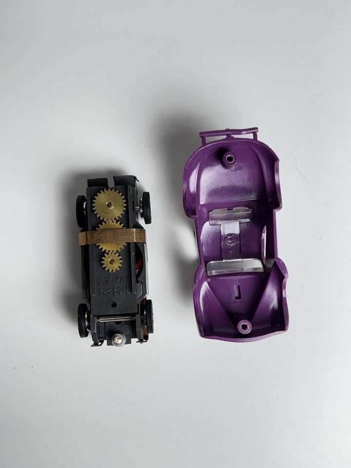 Vintage 1960s Aurora Thunderjet Speedline Purple Willys HO Slot Car ...