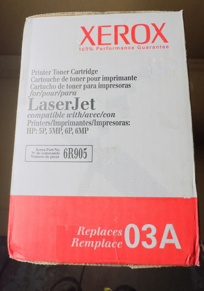 Xerox Yield Toner Cartridge for HP 03A LaserJet 5P, 5MP, 6P & 6MP New ...