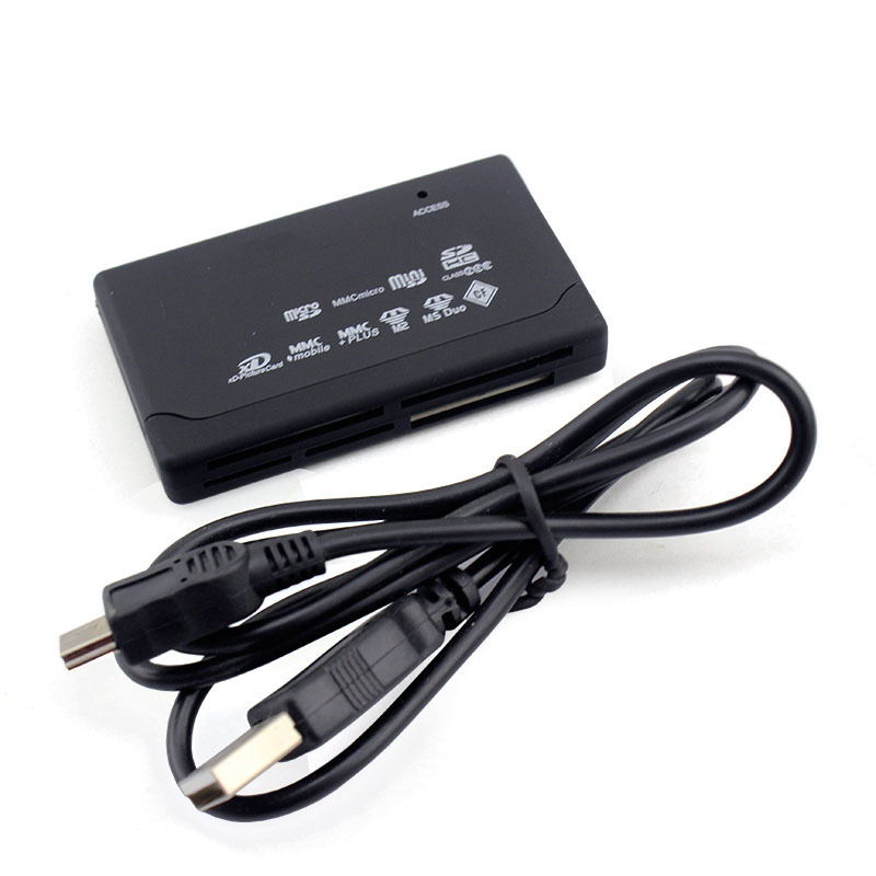 All in One 1 USB Memory Card Reader Writer SDHC Micro SD TF M2 MMC XD ...