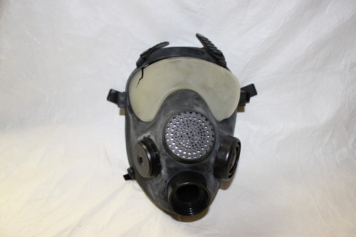 DAMAGED-FOR PARTS MP5 Polish Gas Mask Takes 40mm NATO Filter SZ X-LARGE ...