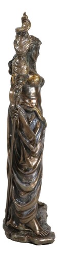 All Mother Goddess Frigga Holding Spear and Shield Statue Norse Asgard ...