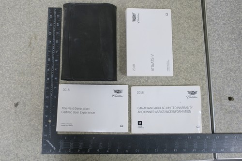 Cadillac ATS ATS-V Owner's Manual 2018 Book Set 18 Free Shipping OM795 ...