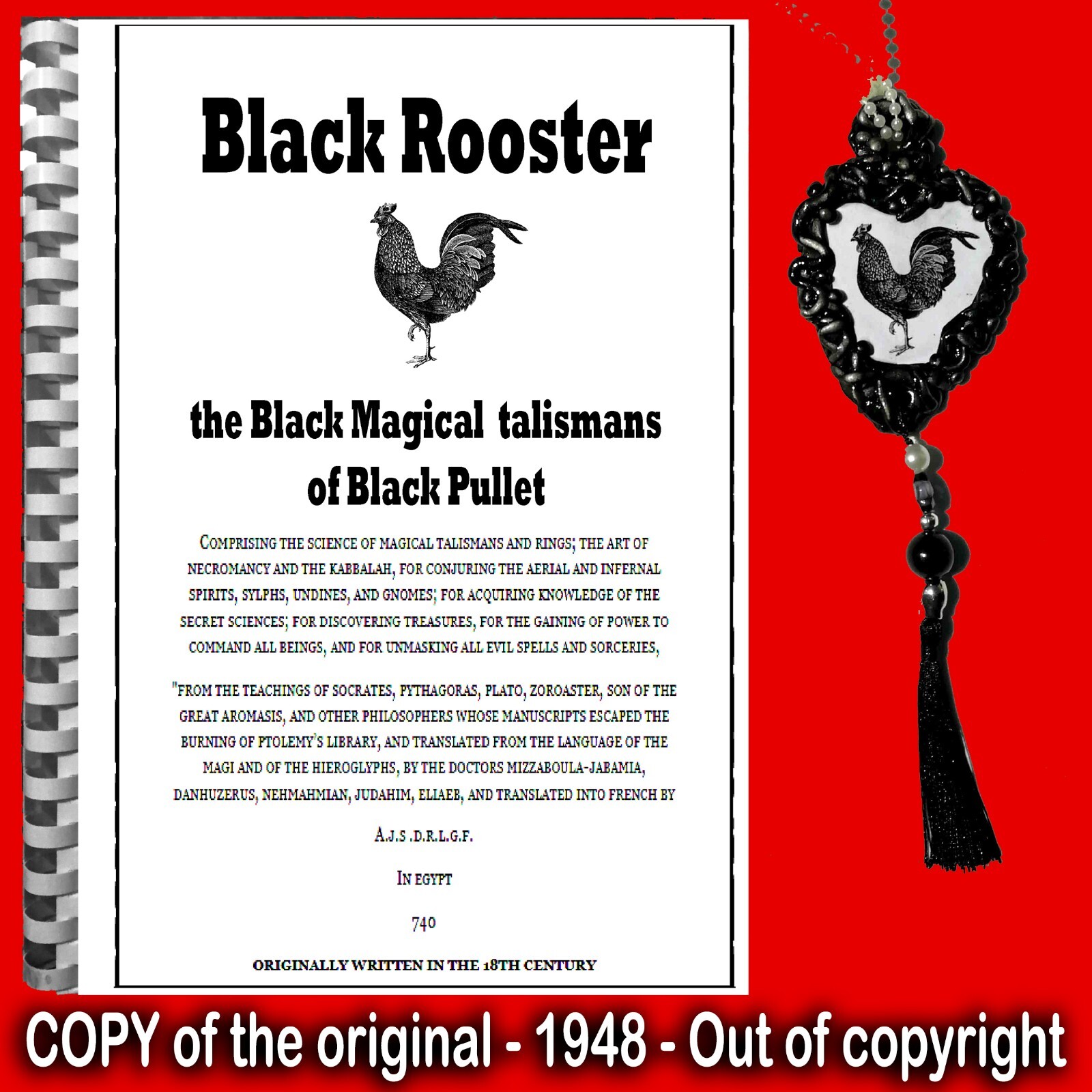 Talisman Amulet Dark Pendant Wicca Pagan Jewelry Witchcraft Black Magic ...