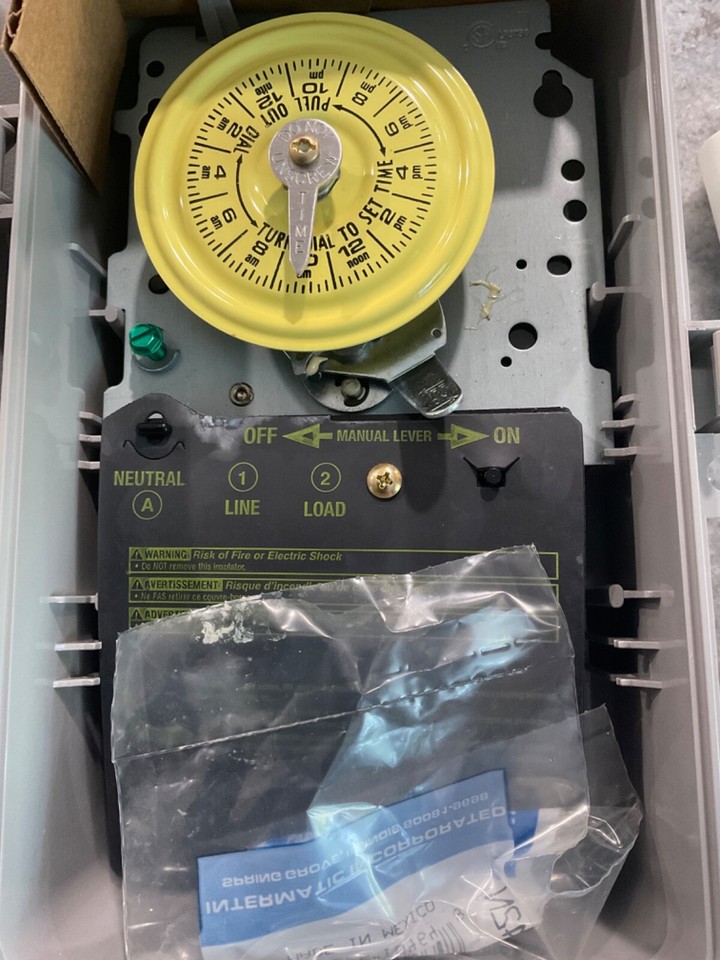 Intermatic T101P 120v Timer Switch 40A Type 3R Rainproof Enclosure New ...