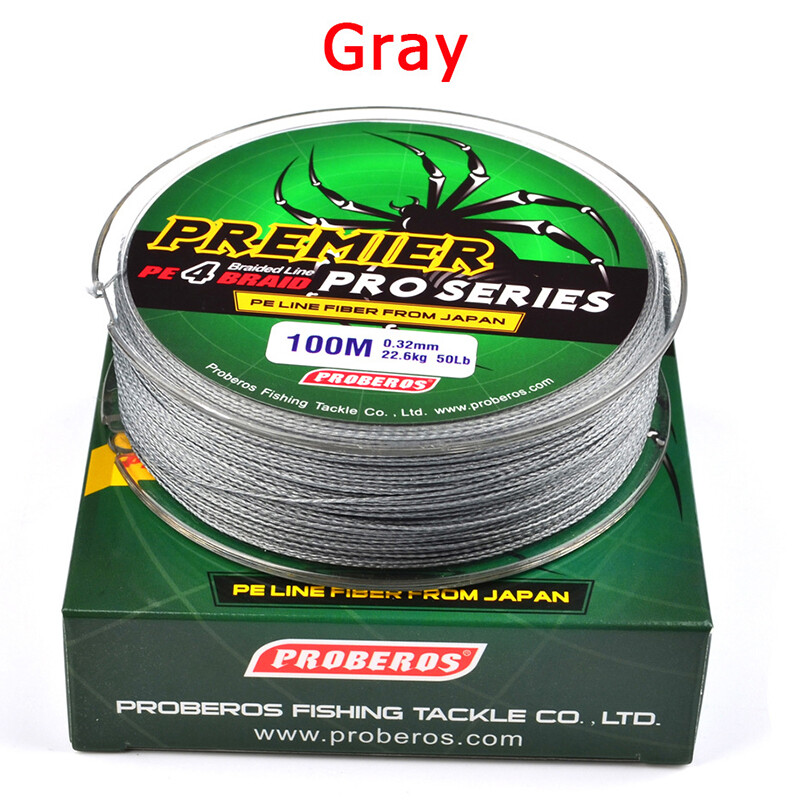 100M 4 Strands Braided Fishing Line Spectra Extreme PE Dyneema Super ...