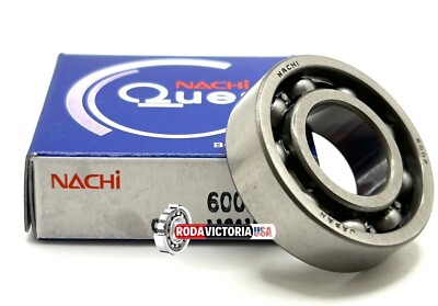 NACHI 6002 C3 DEEP GROOVE BALL BEARING, OPEN TYPE, NO SEALS 15x32x9mm ...