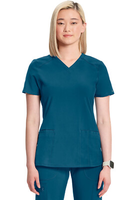 Scrubs Women's Cherokee Infinity CK865A V-Neck Scrub Top Caribbean CAPS ...