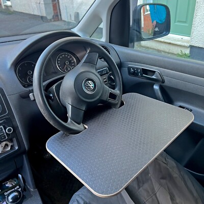 Steering Wheel Table VW Caddy Pop Up Desk Travel Tray Campervan | eBay UK