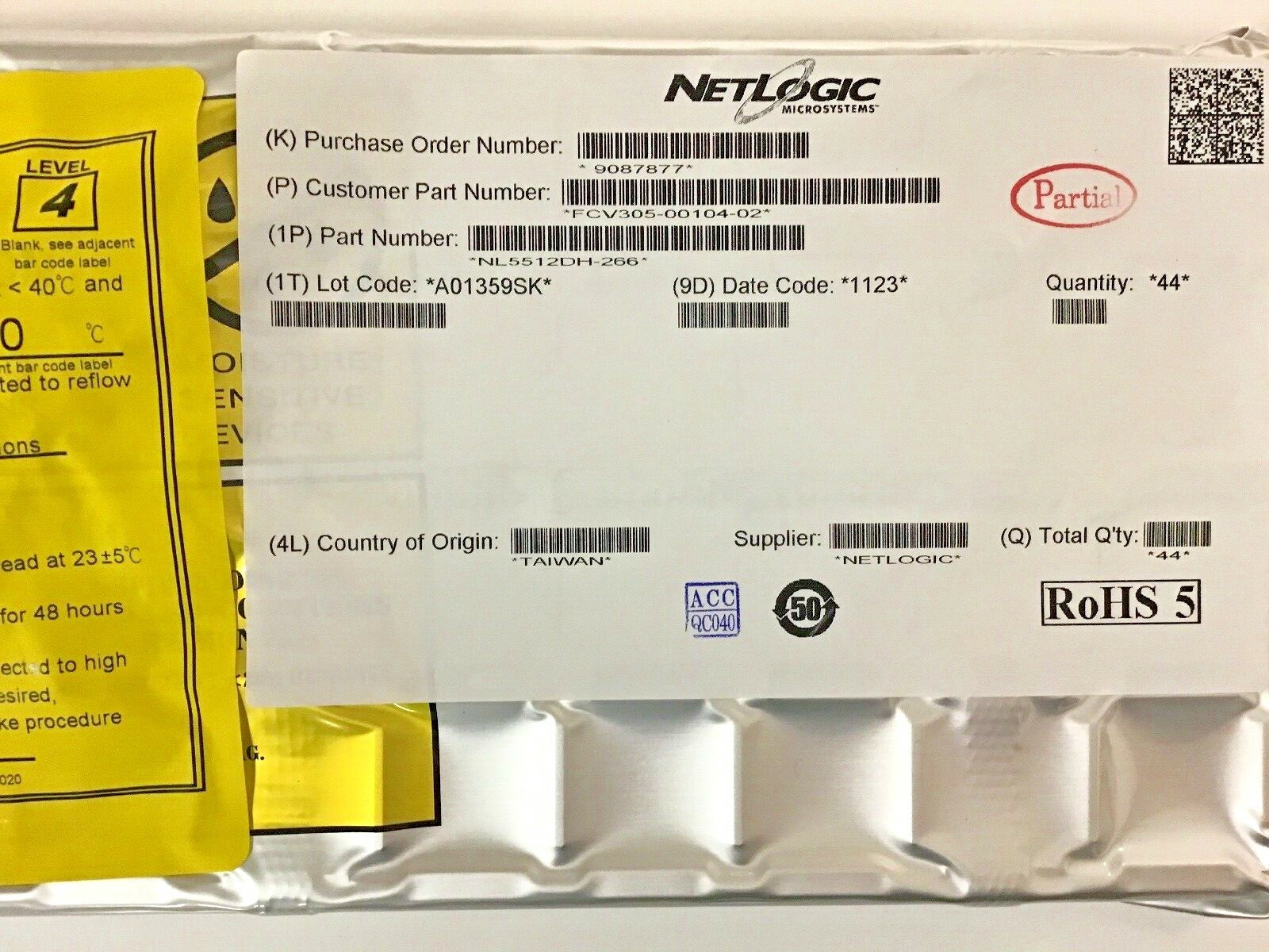 NL5512DH-266 NetLogic Factory Box with factory sealed tray of 44 PCS | eBay