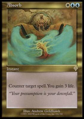 MTG-1x-Light Play, English-Absorb-Invasion | eBay