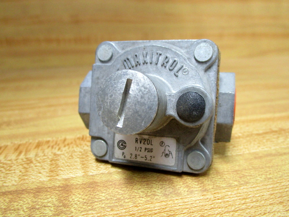 Maxitrol RV20L Gas Regulator 1/4" (Pack of 3) | eBay