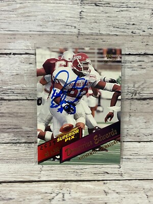 1995 Superior Pix Autographs #49 Demetrius Edwards /6500 | eBay