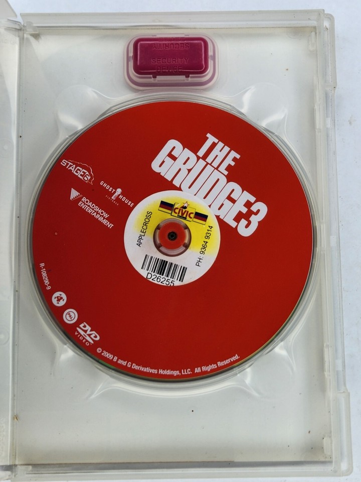 The Grudge 3 (DVD, 2009) Johanna Braddy Horror Region 4 Ex Rental | eBay