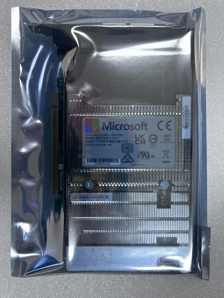 MICROSOFT A-2040 M1132139-001 FPGA 2* 100G QSFP28 | eBay