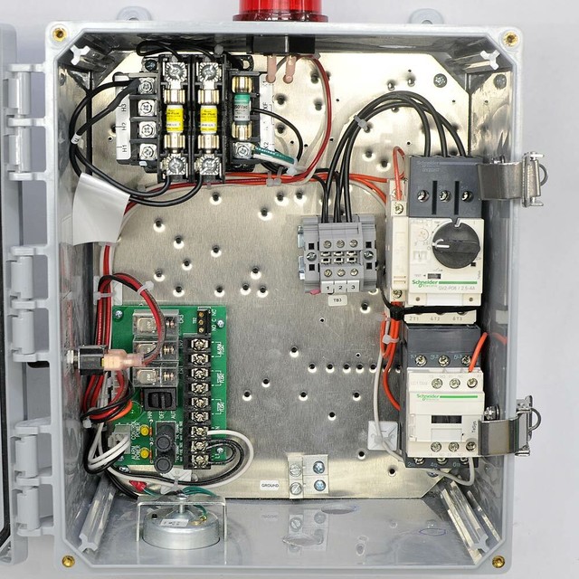 Zoeller 10-1078 Simplex Pump Control Panel 3 Phase 0-4a NEMA 4x With ...