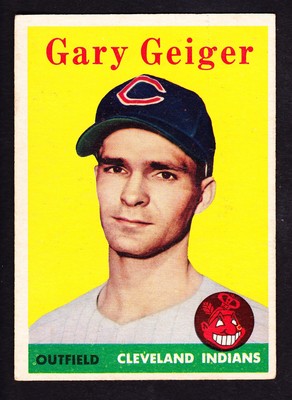 1958 TOPPS #462 GARY GEIGER INDIANS ROOKIE SP | eBay
