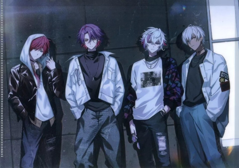 Goods set Hibari Watanai A4 clear file & sticker set "Virtual YouTuber ...