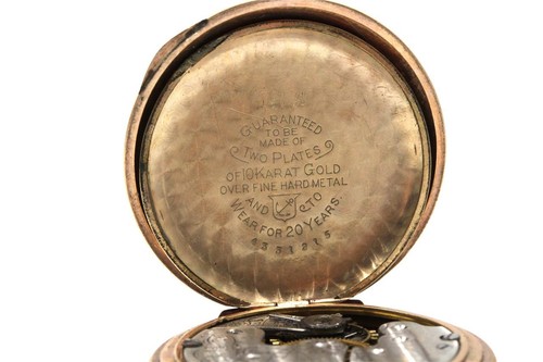 1899 WALTHAM MDL 1891 0S 10K GOLD FILLED BIRD HUNTER CASE POCKET WATCH TO REPAIR | eBay