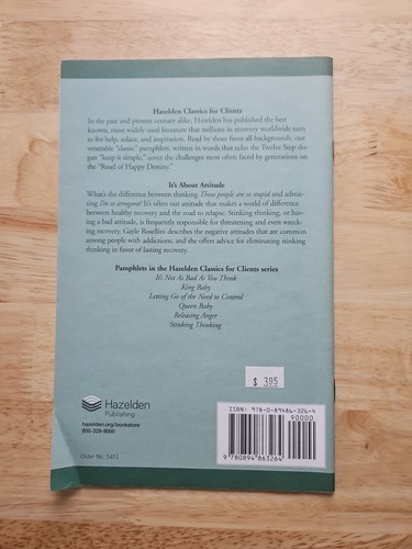 Hazelden Classics for Clients Ser.: Stinking Thinking by Gayle ...