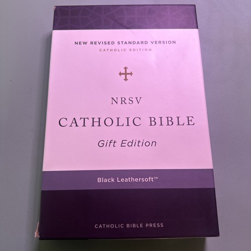 NRSV Catholic Bible Black Leathersoft - Used Very Good !! 9780785230403 ...