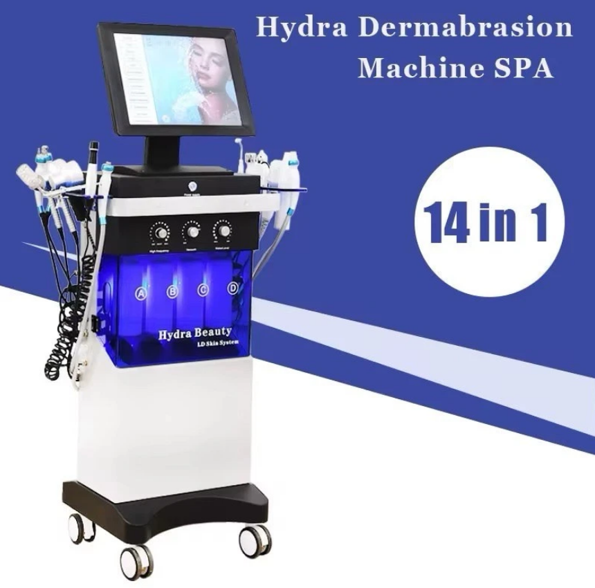 14 in 1 SPA hydra beauty machine water face cleaner aqua peel hydro ...