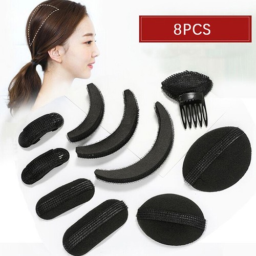 8Pcs/Set Hair Fluffy Sponge Hair Base Styling Insert Tool Hair Puff ...