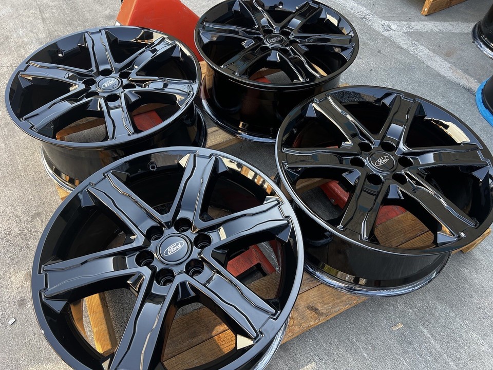 22" Ford Expedition F-150 F150 STEALTH Factory OEM Wheels Rims Black ...