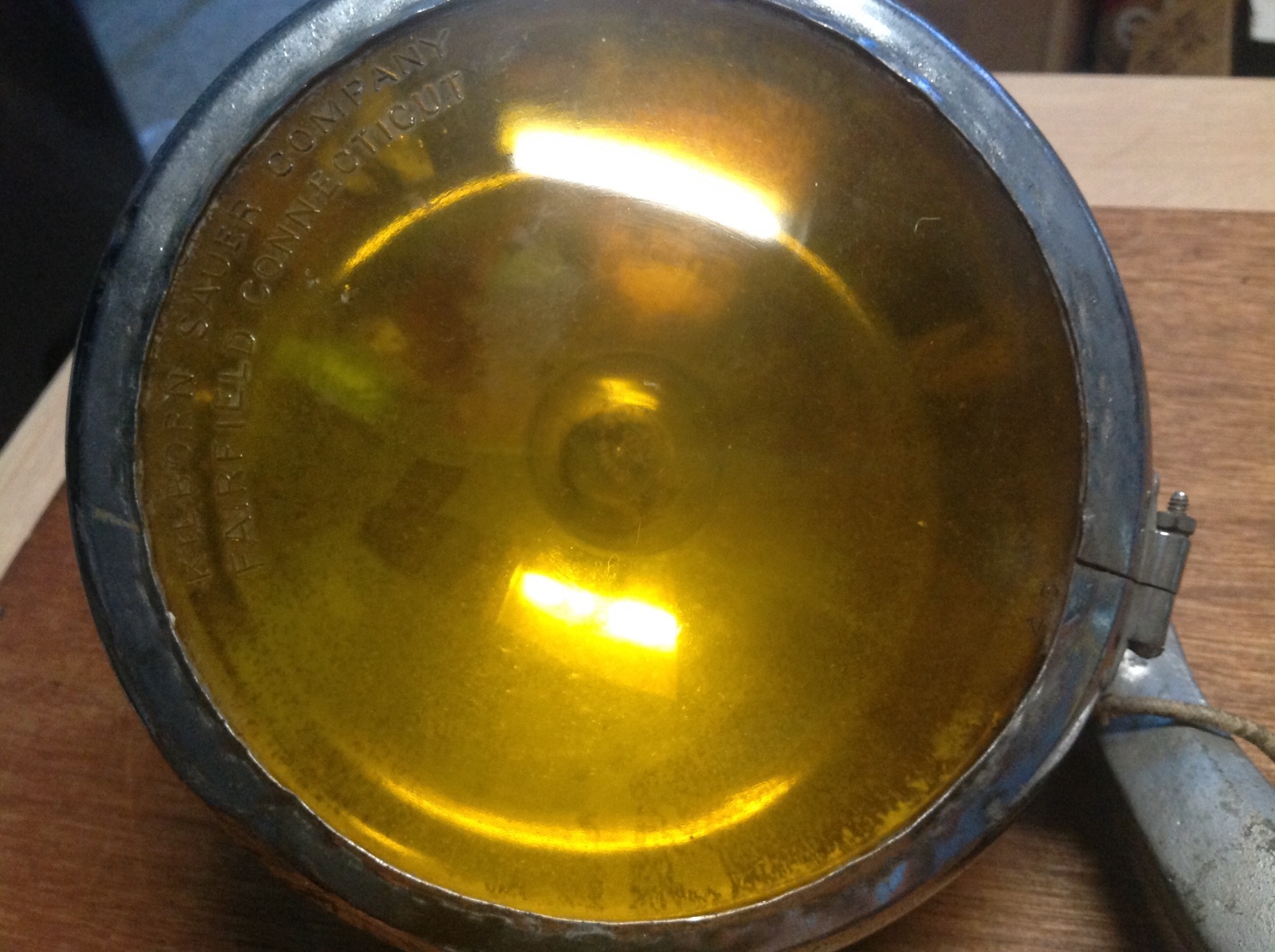 VINTAGE early KILBORN SAUER 415 FOG light LAMP old Antique Truck HOT ...
