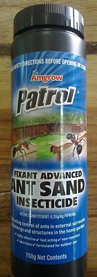 Amgrow Patrol Fix Ant Advanced Ant Sand Powder Insecticide 750g 0.25/kg ...