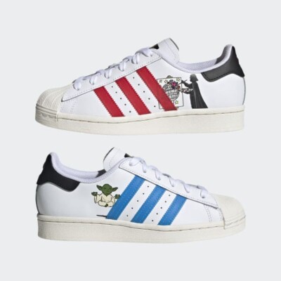 [FX5938] NEW KID'S ADIDAS ORIGINALS SUPERSTAR J STAR WARS SCARLET AK197 sz 6 | eBay