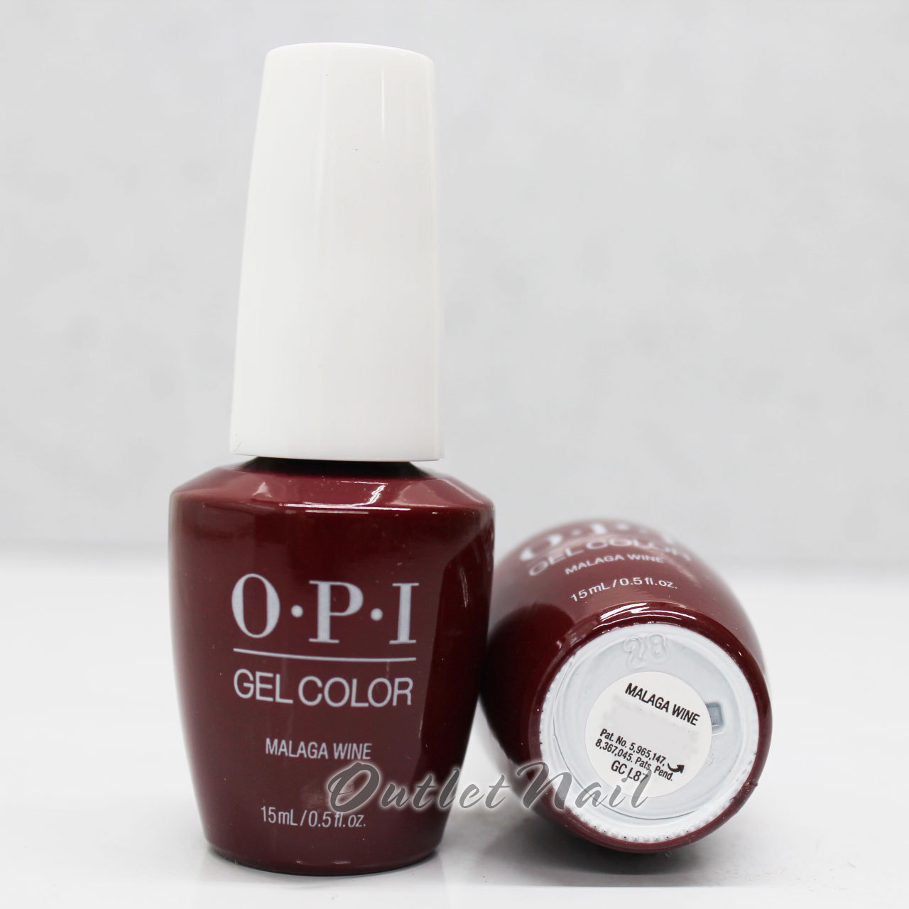 OPI GelColor GC L87 MALAGA WINE 15mL/ 0.5oz UV LED Gel Polish Wine Red ...