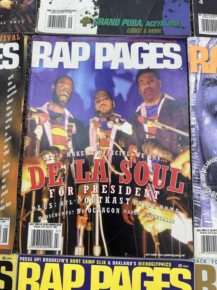 Rap Pages Hip Hop Magazine 1995-1997 Lot Of 17 - Eazy E, The Roots, Etc ...