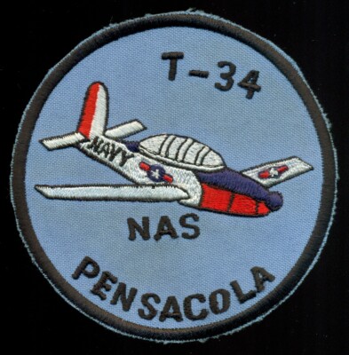 USN T-34 NAS Pensacola Patch CT1 | eBay