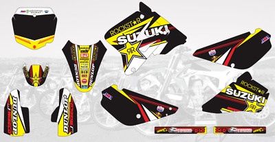 AM0059 MX MOTOCROSS GRAPHICS DECALS STICKERS FOR SUZUKI RM 80 RM 85 ...